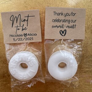 Personalized Wedding Mints: Assembled Favors for Guests - Etsy