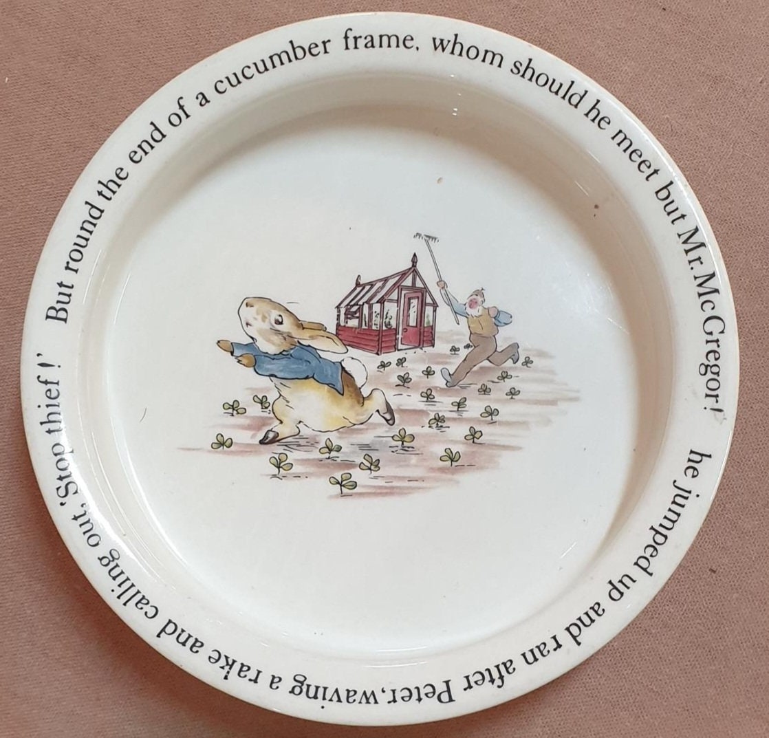 Vintage *WEDGWOOD* 'peter Rabbit' Porridge Bowl - Frederick Warne & Co ...