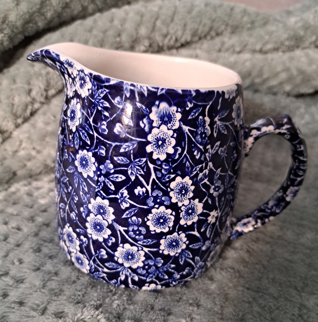 Vintage 1960s BURLEIGH 'calico' Pattern Rare Milk Jug - Etsy