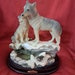 Vintage JULIANA COLLECTION Wolves on Snow Covered Rocks - Etsy