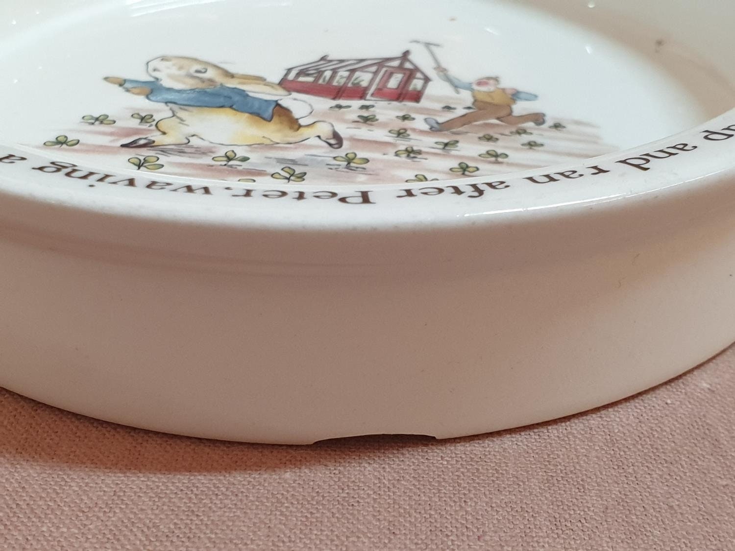 Vintage *WEDGWOOD* 'peter Rabbit' Porridge Bowl - Frederick Warne & Co ...
