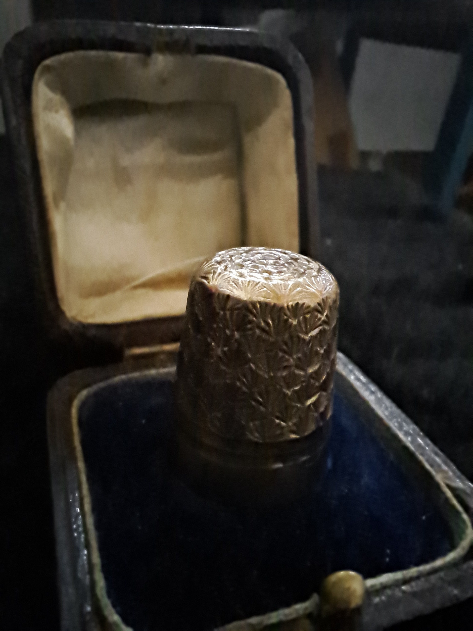 Antique charles Horner DORCAS Silver Thimble in Box - Etsy