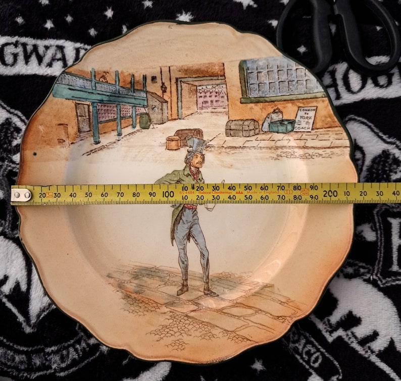 Vintage *ROYAL DOULTON* Dickens Ware Plate 1930s 'alfred Jingle' - Etsy UK