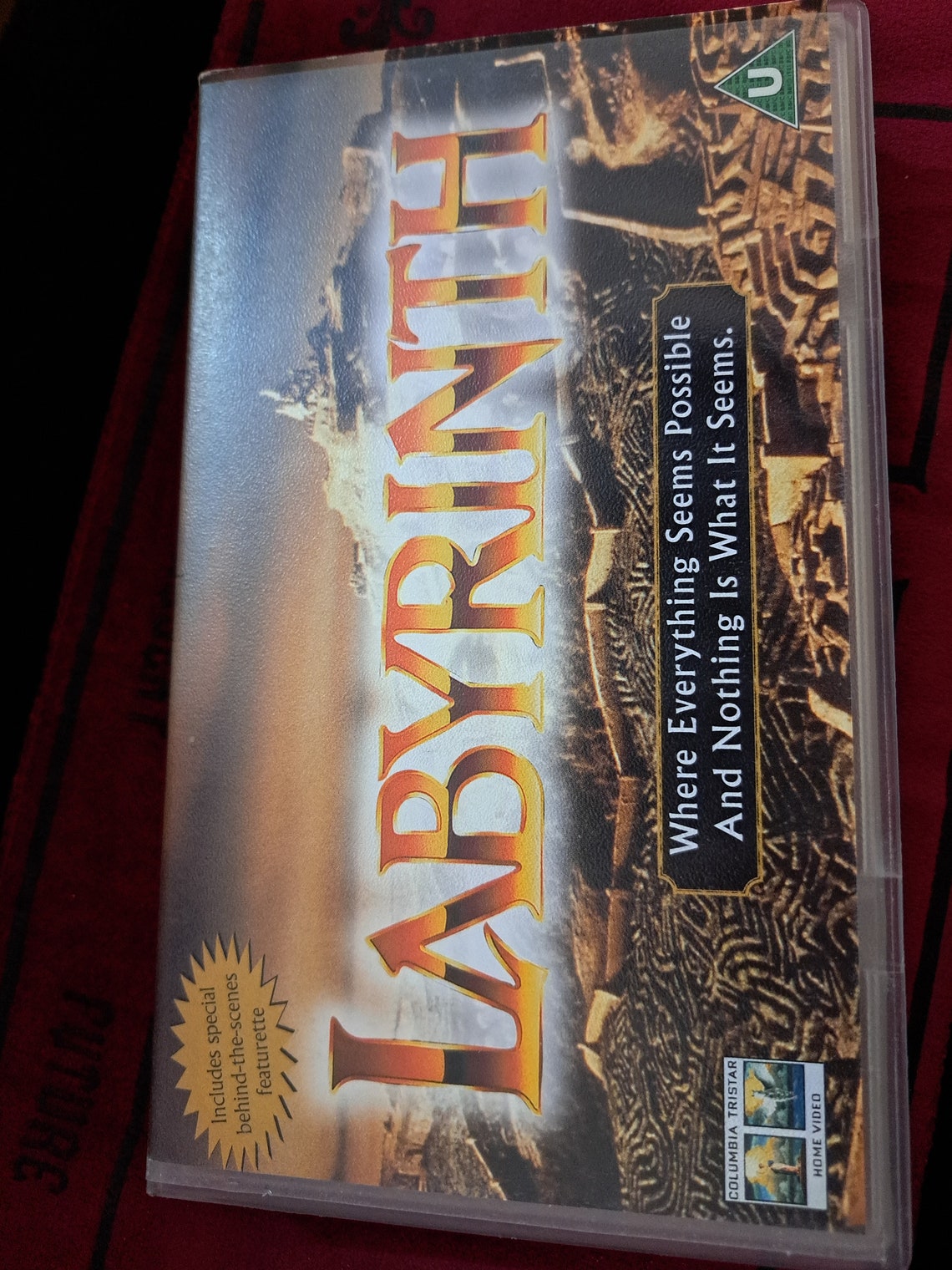 Vintage LABYRINTH VHS Video David Bowie - Etsy