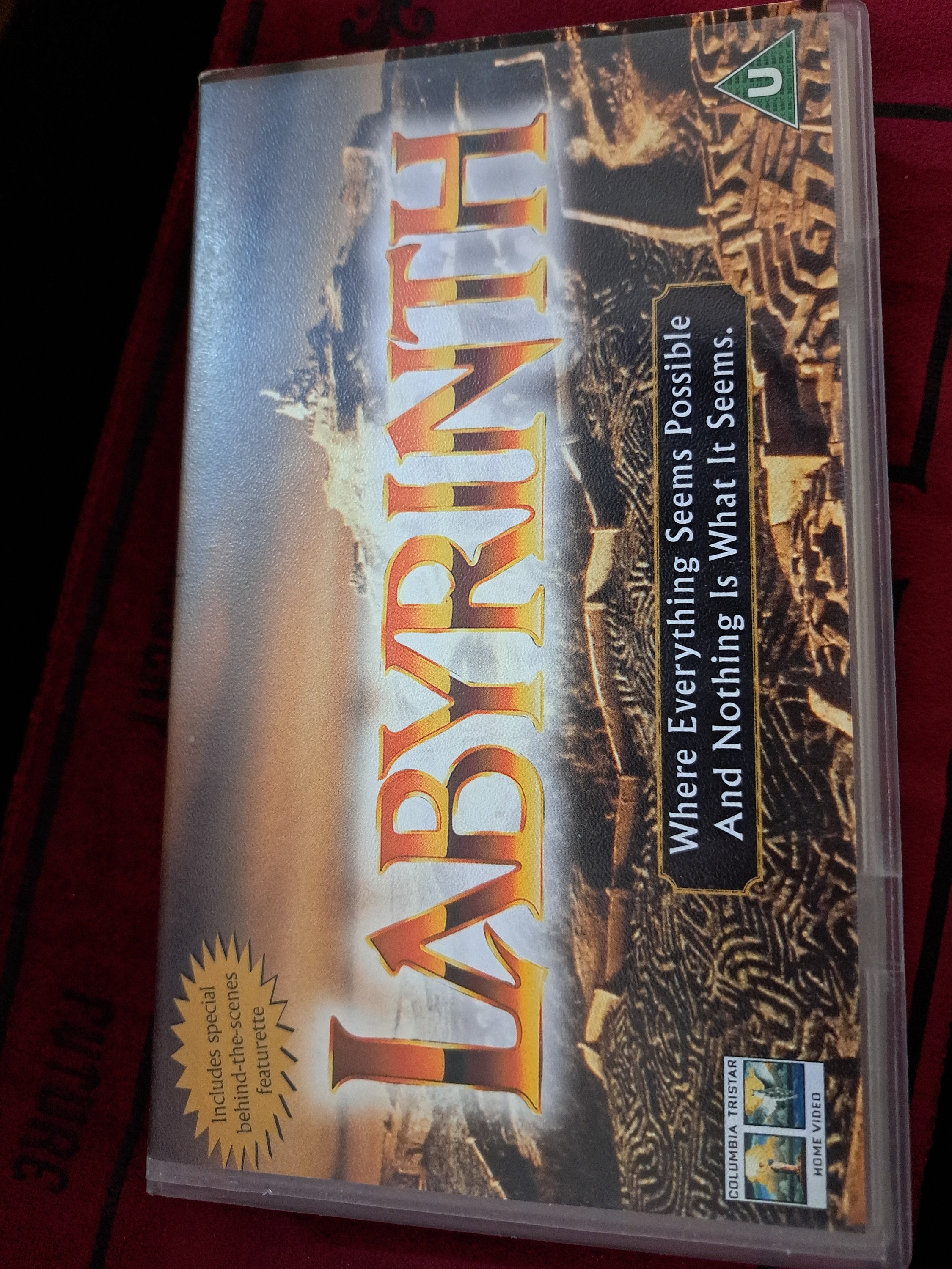 Vintage LABYRINTH VHS Video David Bowie - Etsy UK