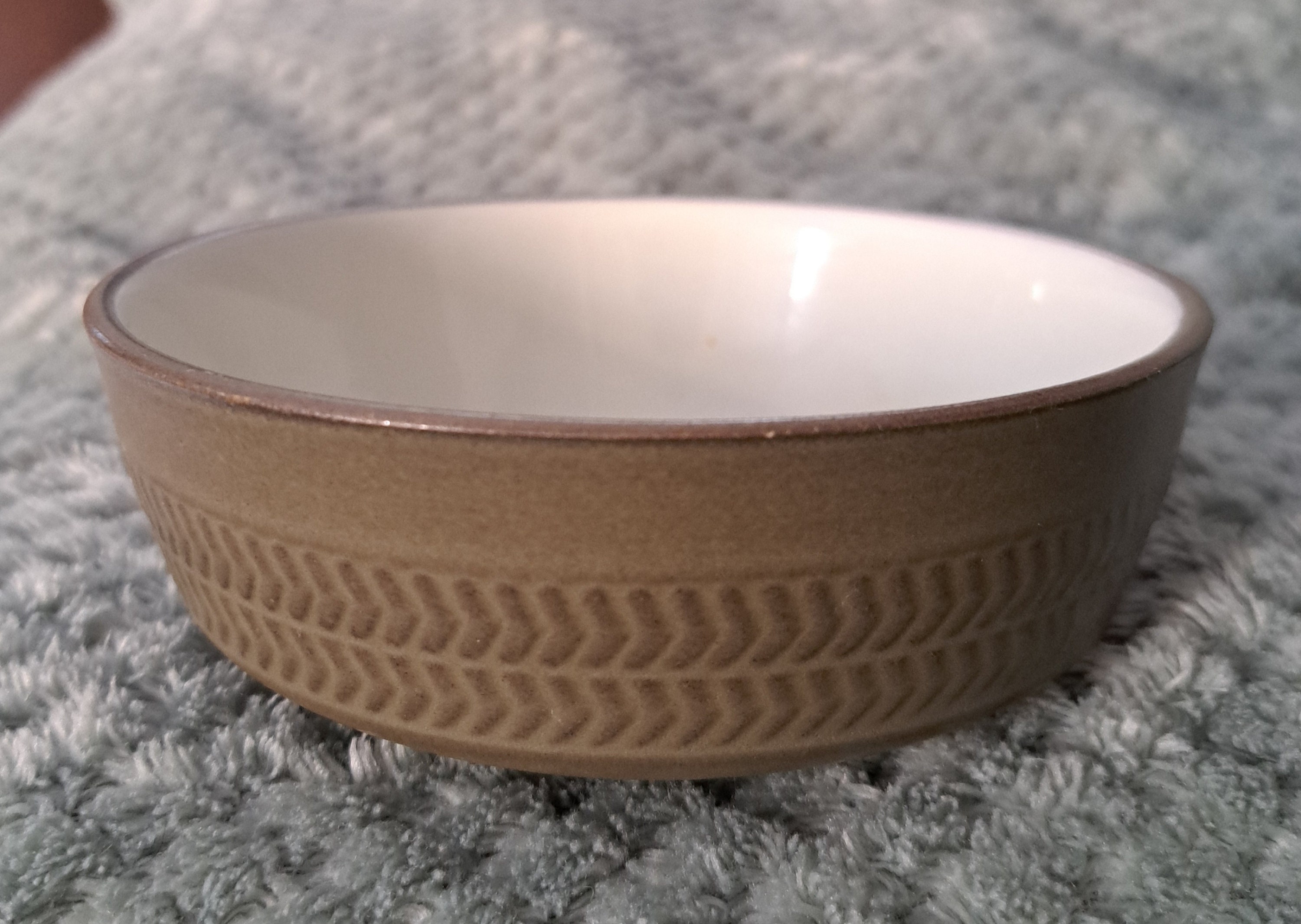 Rare Vintage *DENBY* 'CHEVRON' Dessert/fruit Bowl - Etsy