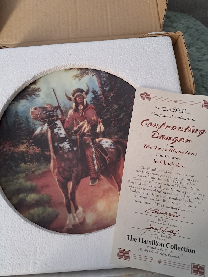 Chuck Ren Last Warriors Porcelain Plates Collection (1993-1994) – Set ...