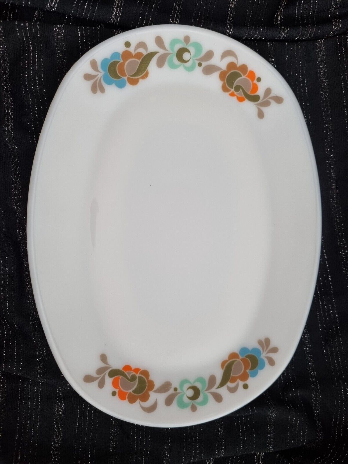 Vintage JAJ *PYREX* 1970s Platter/dinner Plate in TEMPO 'carnaby ...