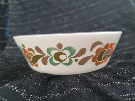 Vintage British 1970s JAJ PYREX Small Bowl in TEMPO - Etsy