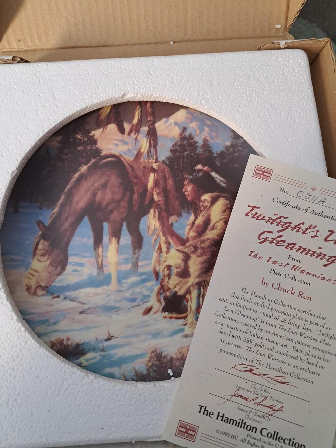 Chuck Ren Last Warriors Porcelain Plates Collection (1993-1994) – Set ...