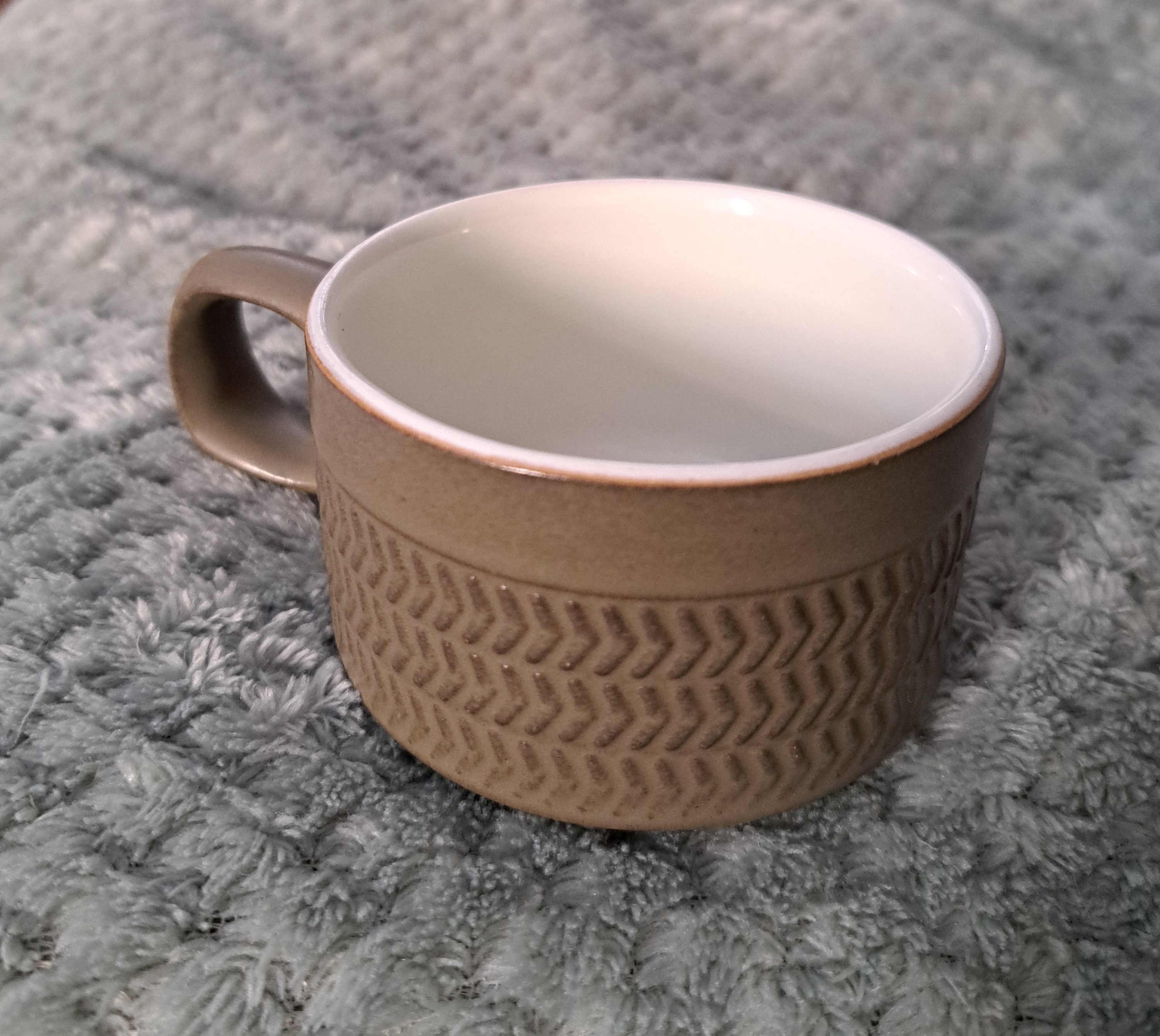 Rare Vintage *DENBY* 'CHEVRON' Small Tea Cup/demitasse Coffee Cup - Etsy