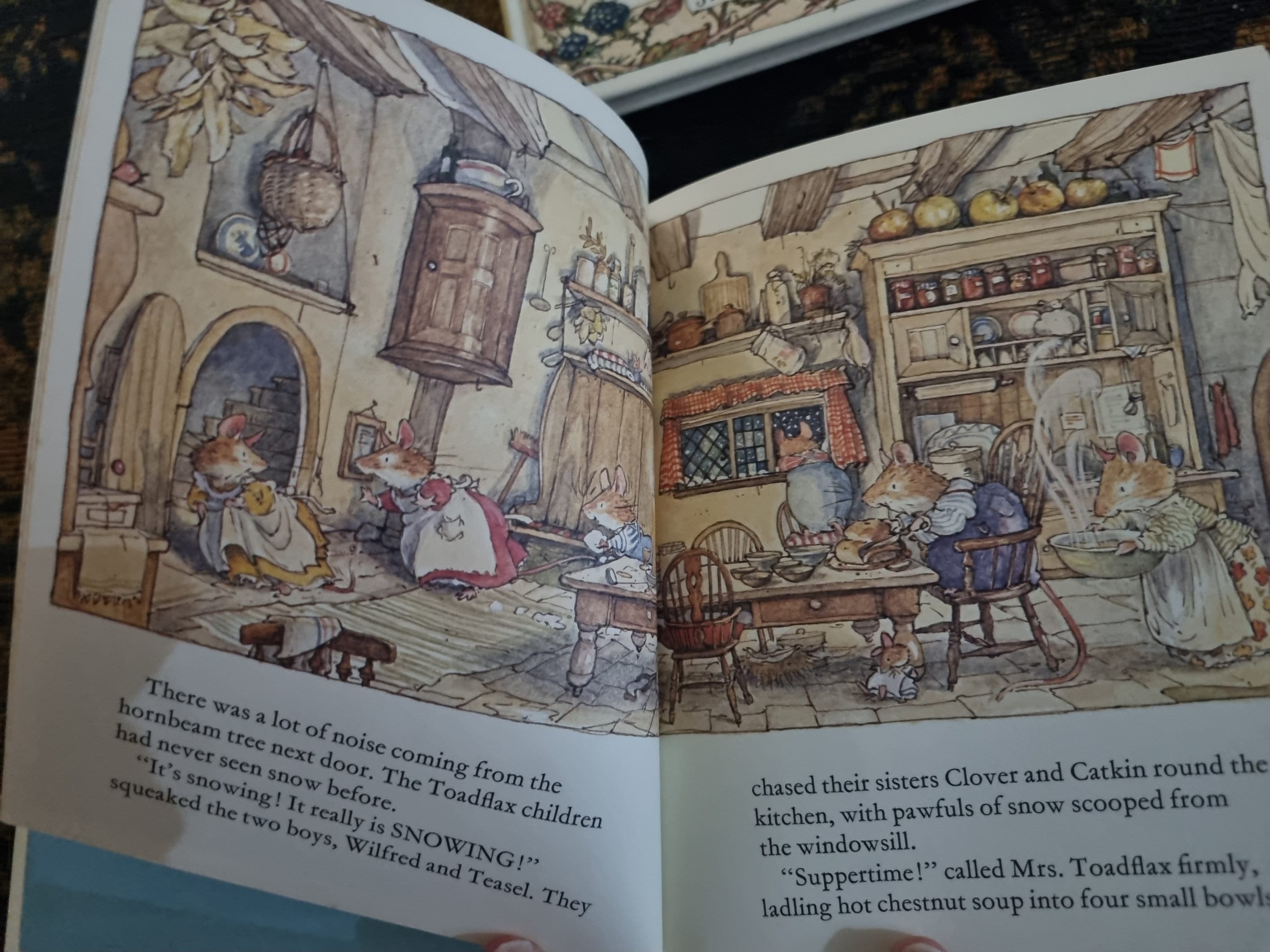 Vintage *BRAMBLY HEDGE* Winter Story 1984 Jill Barklem - Etsy