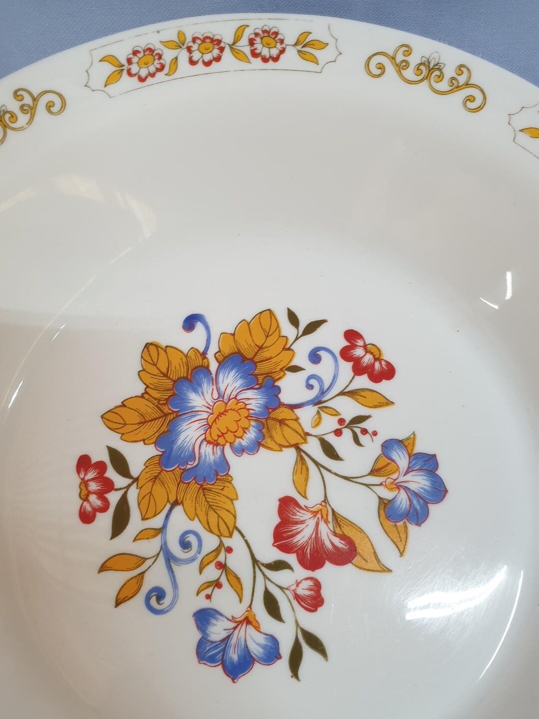 Vintage *ARCOPAL* Pyrex Style Platter and Serving Dish PASSIONFLOWER ...