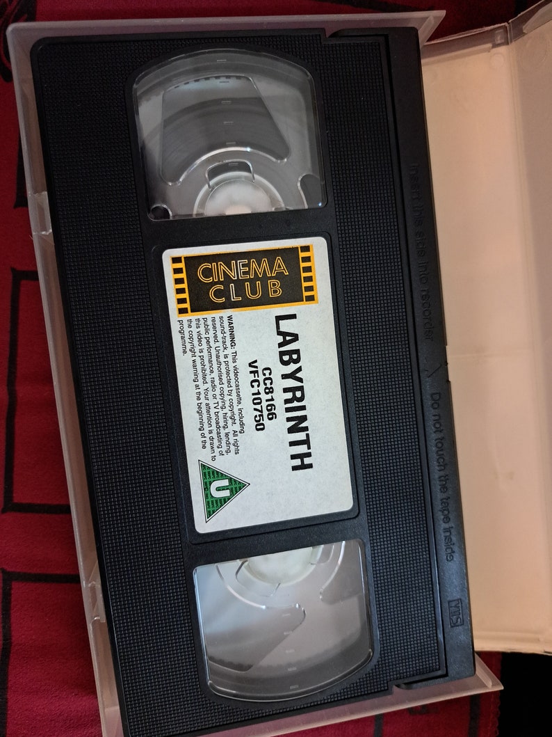 Vintage LABYRINTH VHS Video David Bowie - Etsy