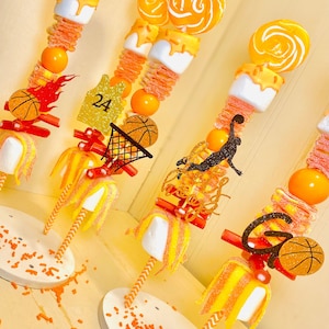 Basketball Candy Kabob, Basketball Party Favors, Basketball Birthday ...