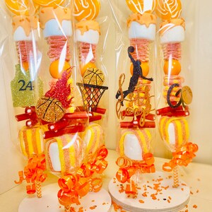 Basketball Candy Kabob, Basketball Party Favors, Basketball Birthday ...