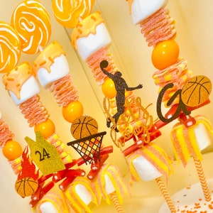 Basketball Candy Kabob, Basketball Party Favors, Basketball Birthday ...