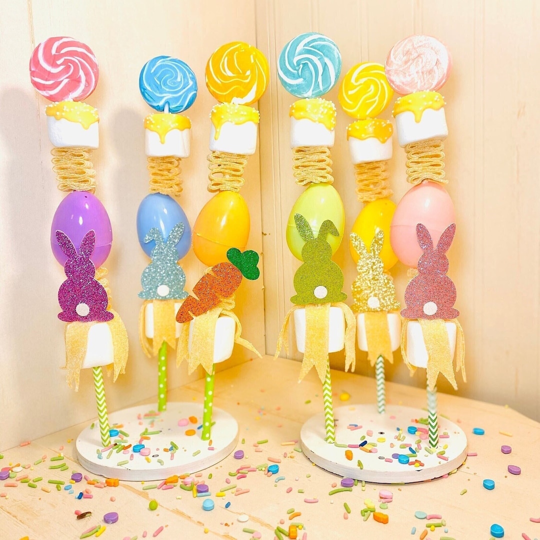 Easter Candy Kabob, Easter Basket Stuffers, Candy Kabobs Easter, Easter ...