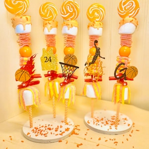 Basketball Candy Kabob, Basketball Party Favors, Basketball Birthday ...