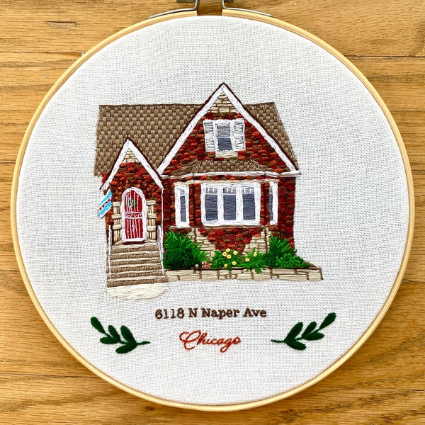 House Embroidery - Etsy