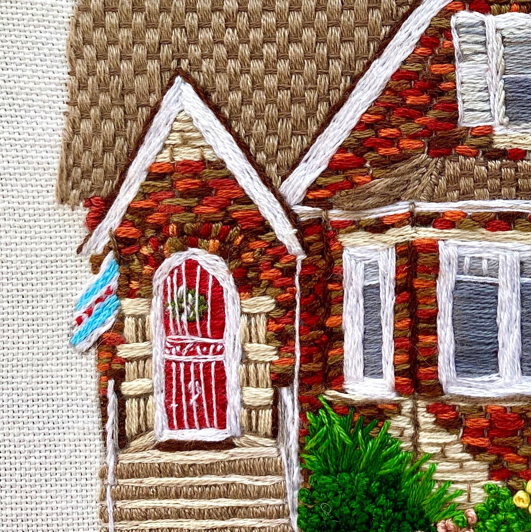 Custom House Embroidery - Etsy