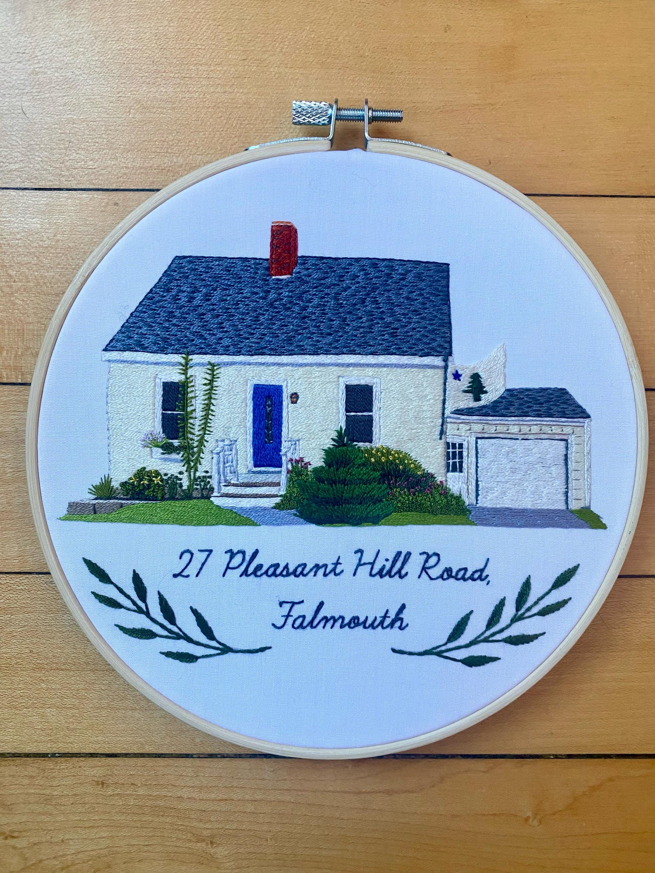 Custom House Embroidery - Etsy