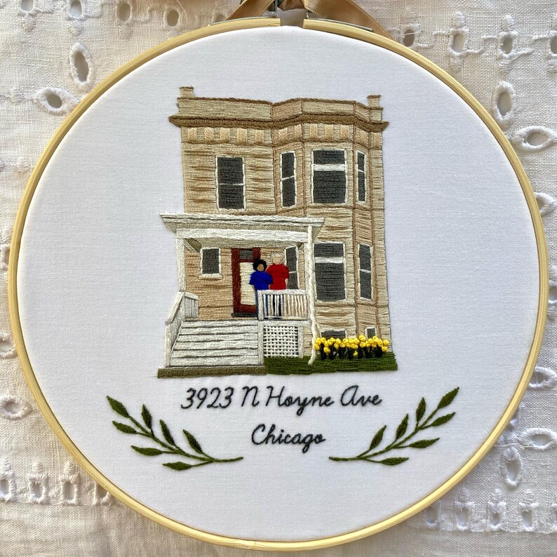 Custom House Embroidery - Etsy