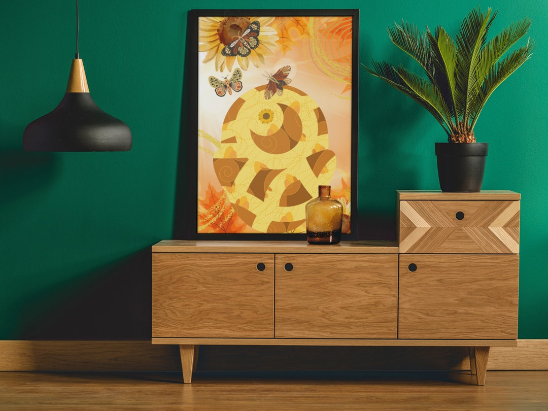 Preppy Room Decor Maze Art Printable Coquette Room Decor 1 Year ...