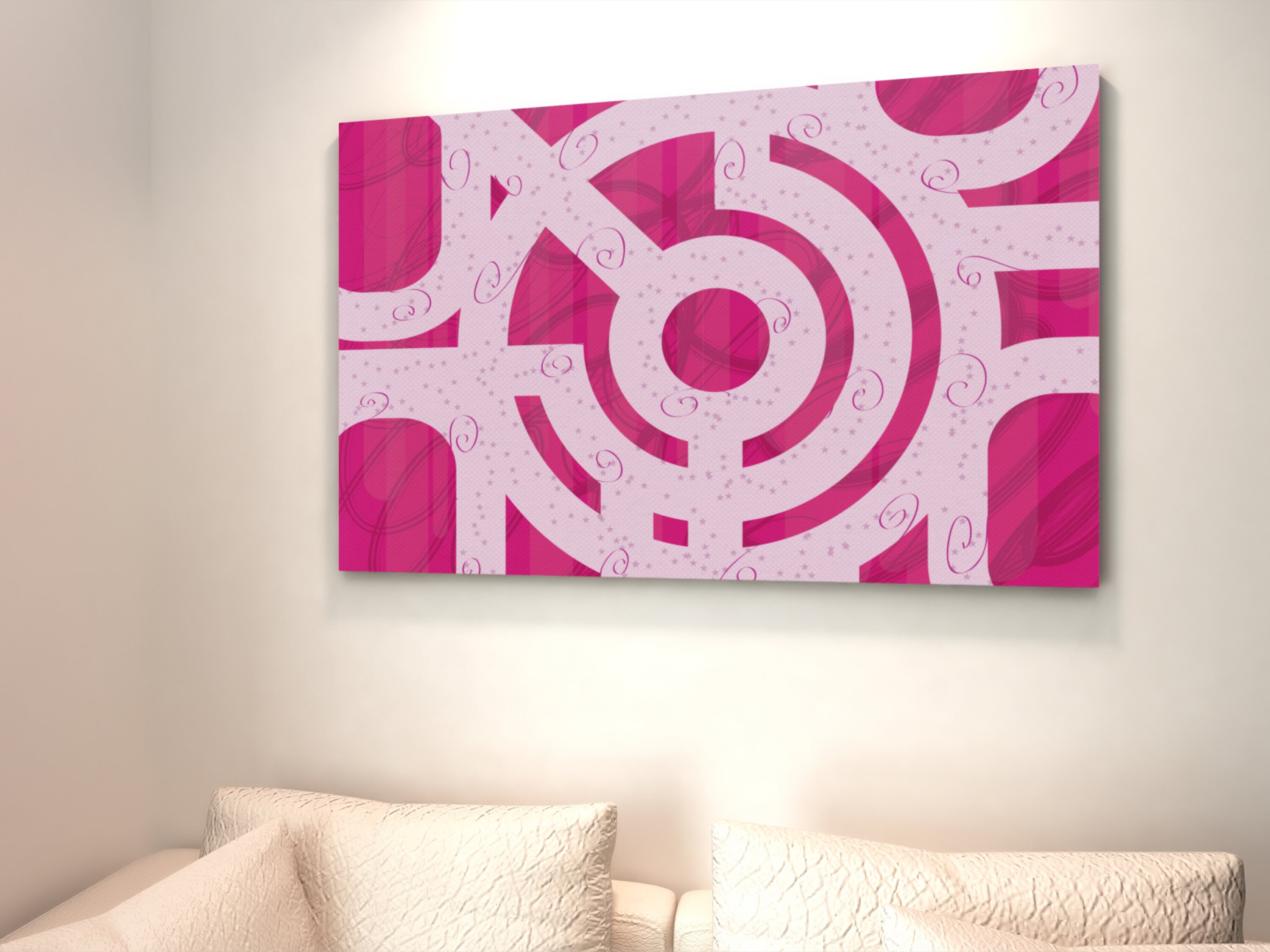 Preppy Home Decor Funky Wall Art Maze Art Retro Wall Art Y2K Room Decor ...