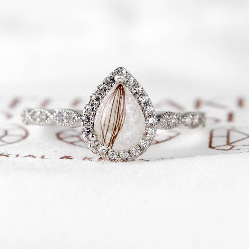 Pet Hair Ring Dainty - Etsy