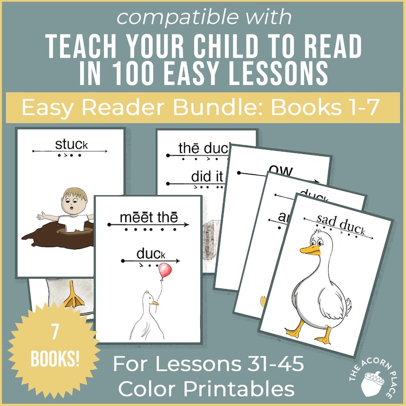 Teach Your Child to Read in 100 Easy Lessons Readers Set 1 - Etsy