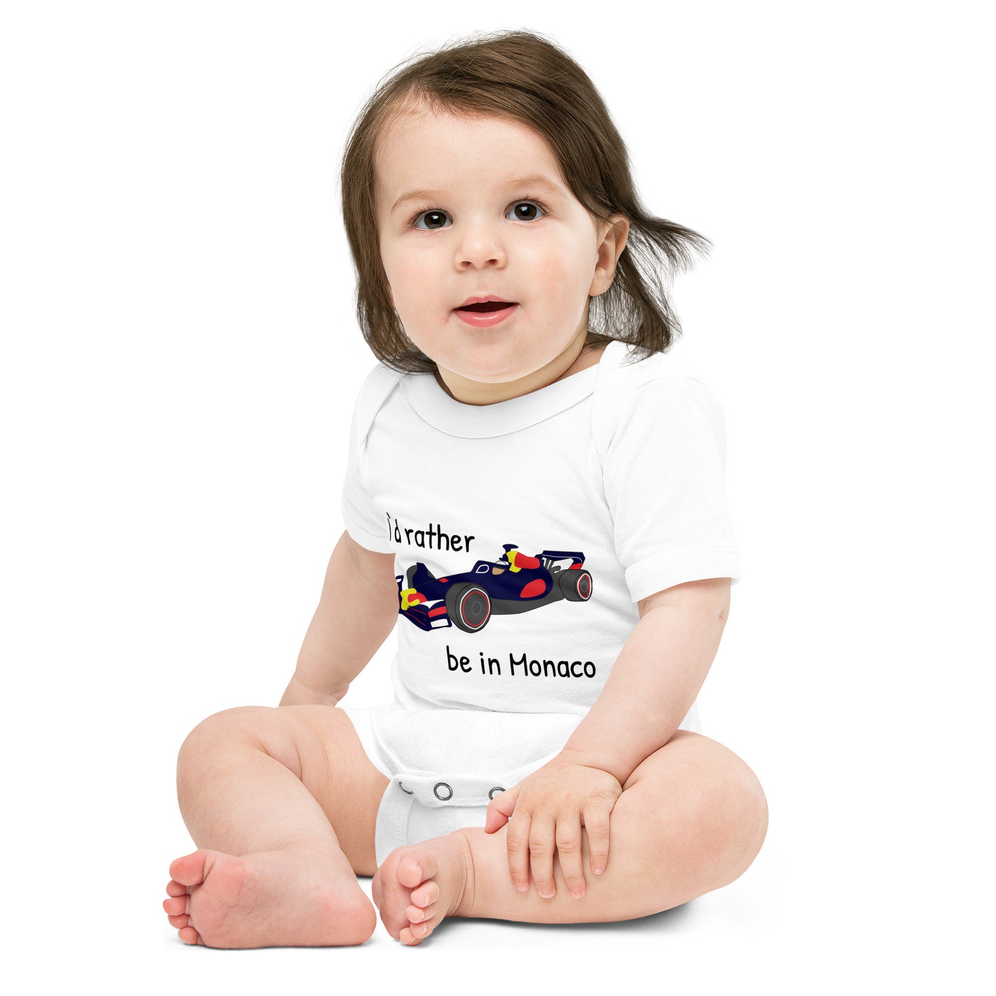 Formula 1 Baby Onesie monaco Redblue Car F1 Formula - Etsy