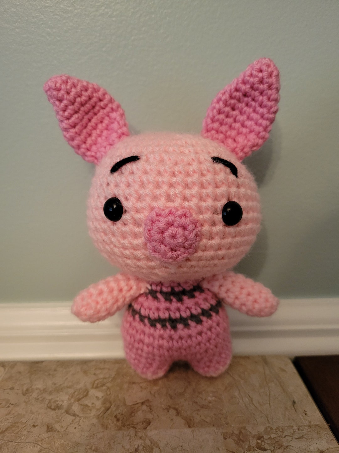 Handmade Piglet Crochet Plush Disney Soft Plush - Etsy
