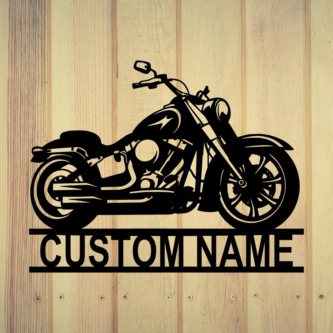 Personalized Dirtbike Sign,custom Metal Motorcycle Sign, Personalized ...