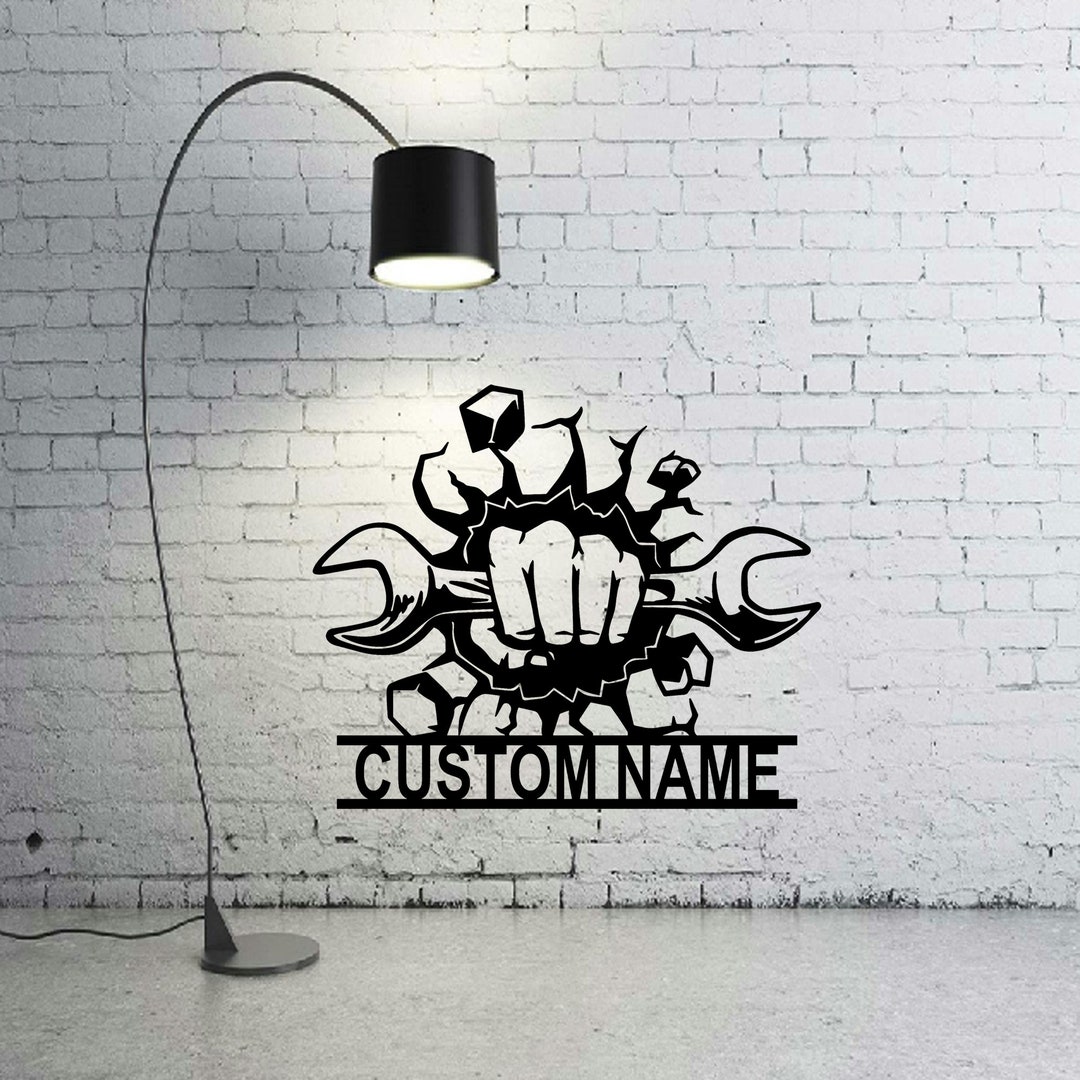 Custom Metal Tool Signs, Metal Sign for Garage, Sign for Dad, Fathers ...