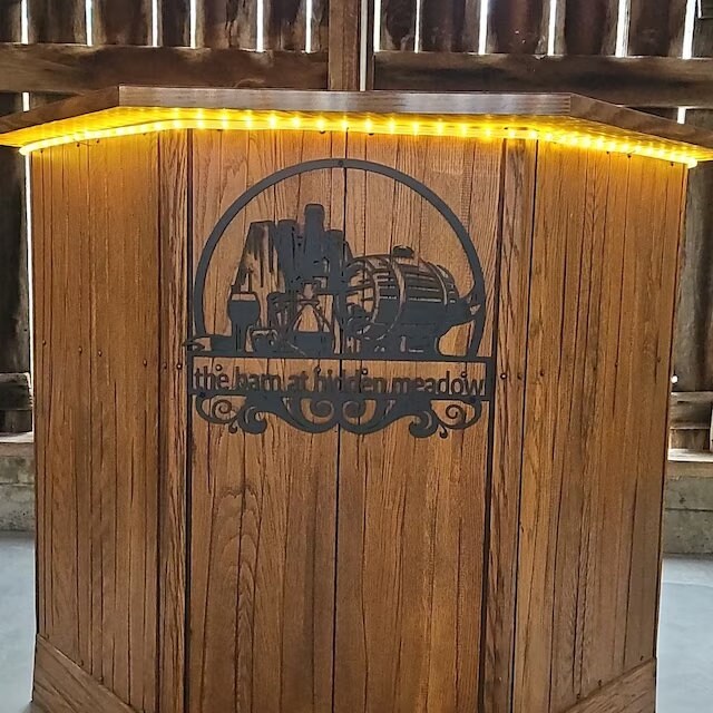 Personalized Metal Bar Signs With LED Lights, Bar Man Cave Decor ...