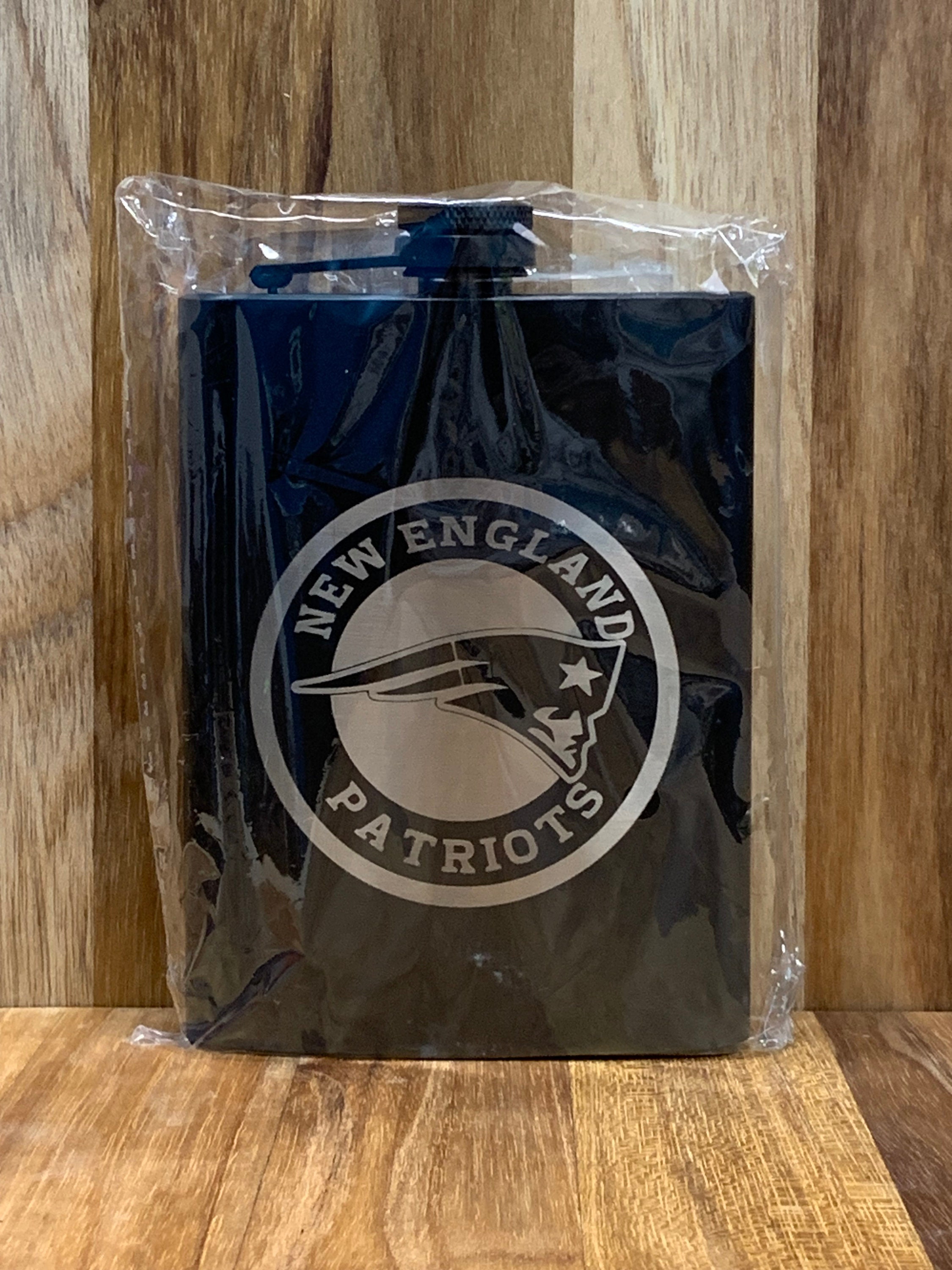 Engraved Patriots Flask Set: Personalized Football Fan Gift - Etsy
