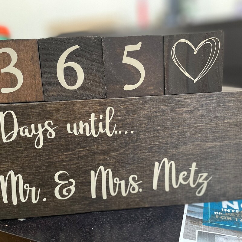 Wedding Countdown - Etsy
