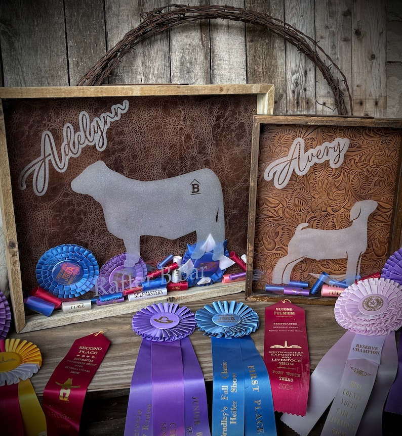 Ribbon Keepsake Shadow Box - Etsy