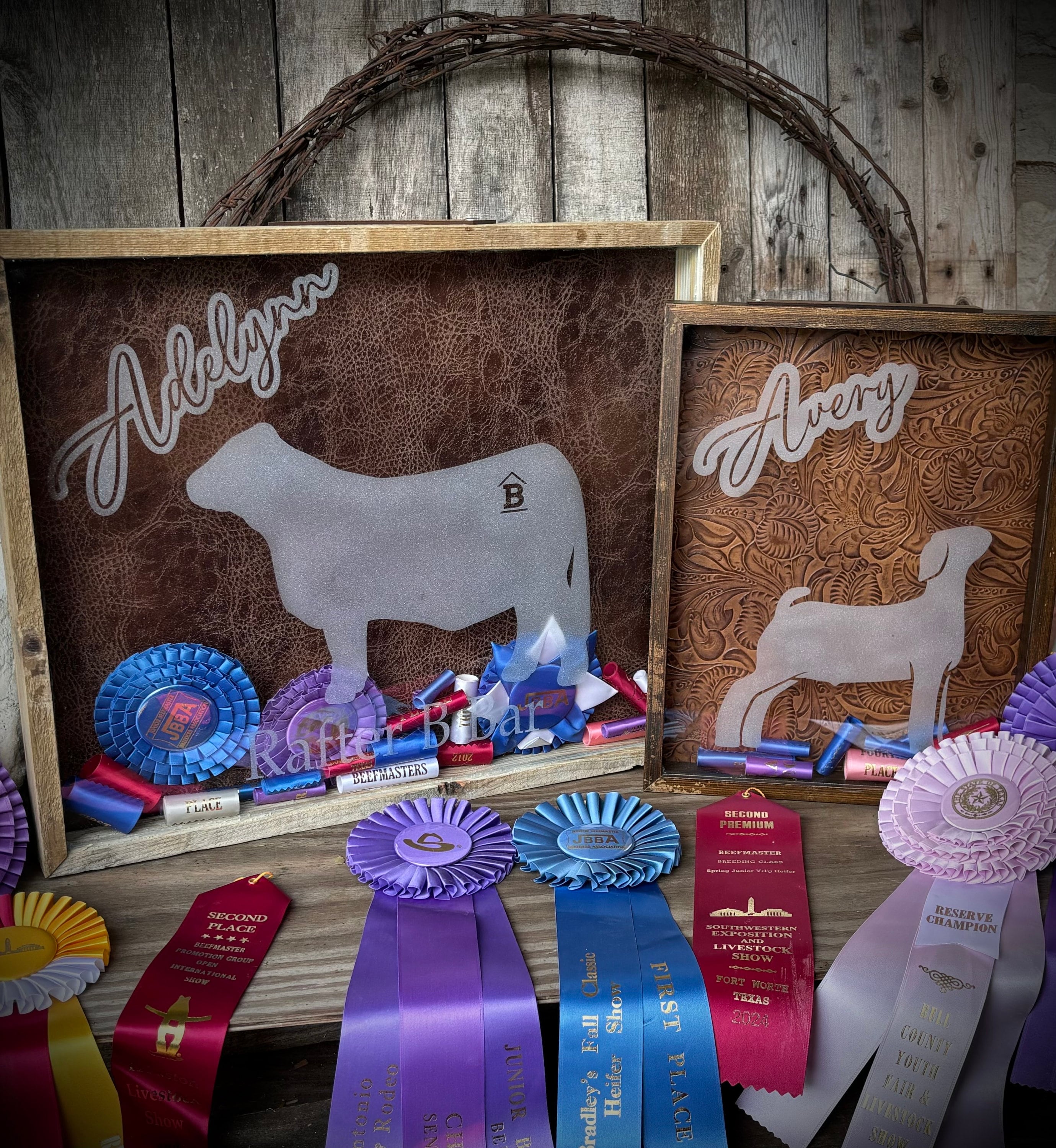 Ribbon Keepsake Shadow Box - Etsy