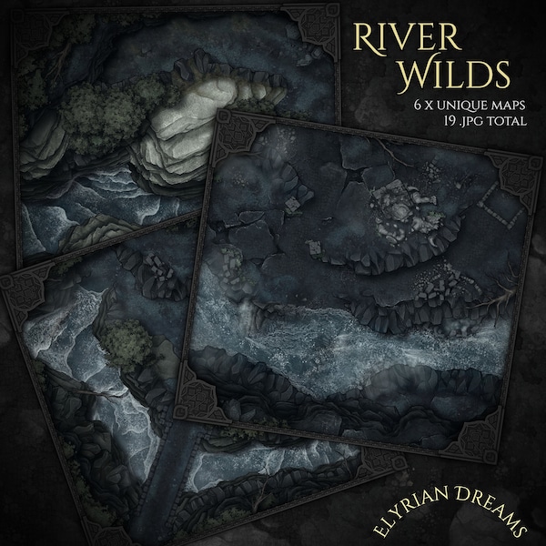 River Dnd Map - Etsy