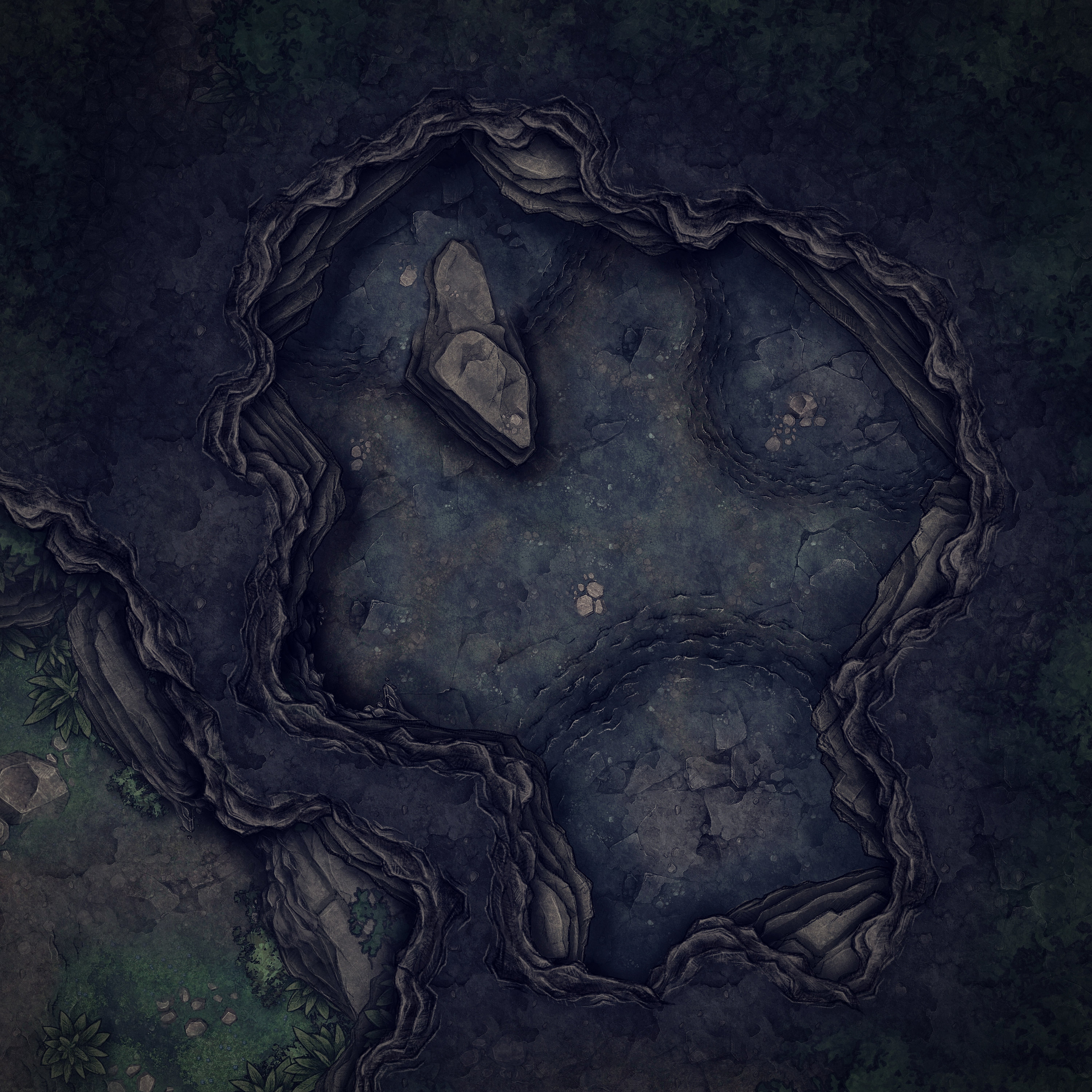 Den of Wolves, 4k, Digital, Map, Pack, Wolf, Roll20, Dnd, 5e, TTRPG ...