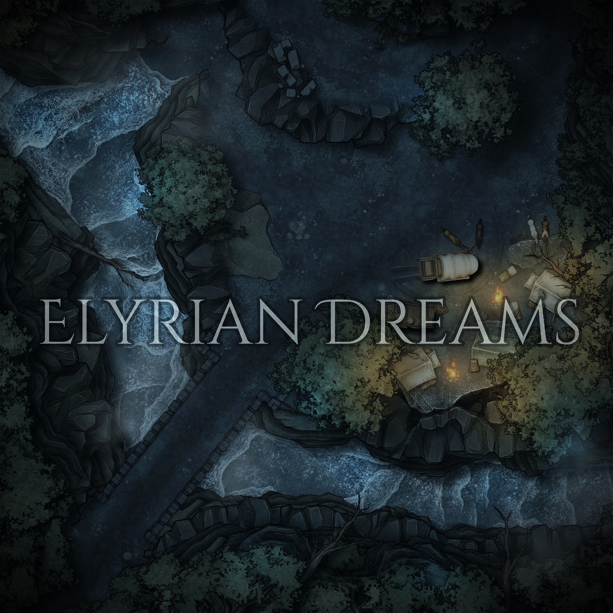 River Wilds, 4k Digital, TTRPG, Interconnected, Map, Pack, D&D, Roll20 ...