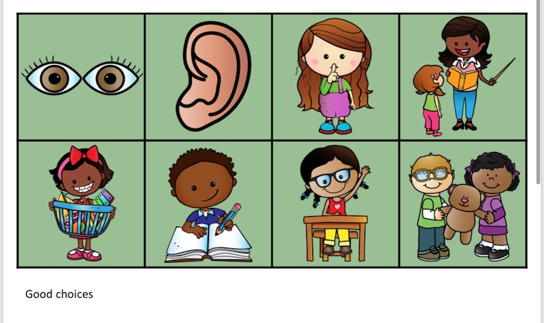 Visuals Communication Cards - Lenyard / Strip - Non Verbal ...