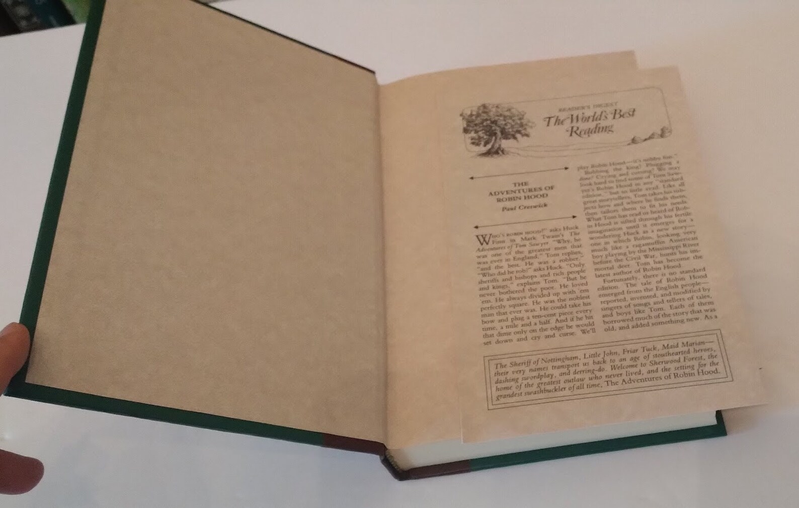 The Adventures of Robin Hood by Paul Creswick Reader's Digest 1991 ...