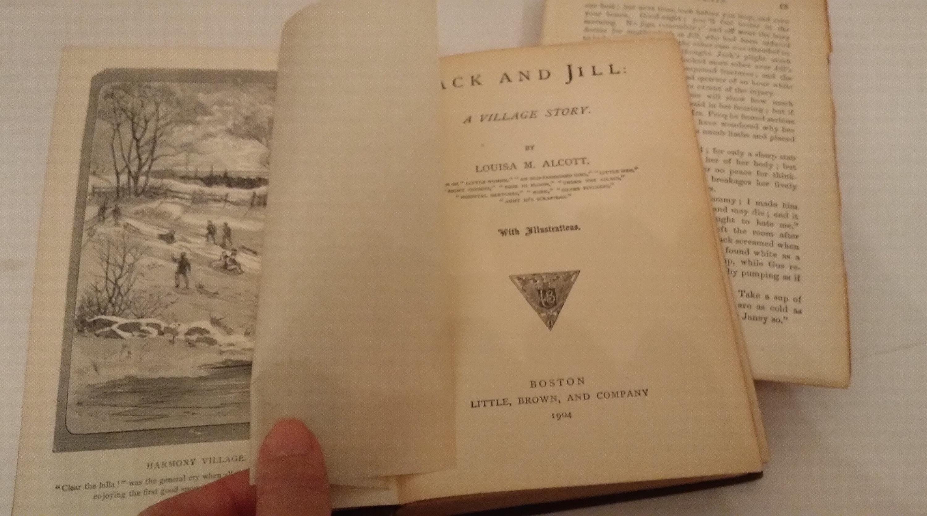 Jack and Jill: A Village Story Louisa M Alcott Illustrated 1904 - Etsy