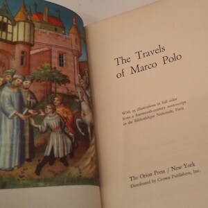 The Travels of Marco Polo Illustrated Circa 1950s - Etsy