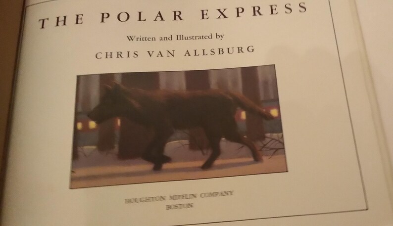 The Polar Express Chris Van Allsburg 1985 - Etsy