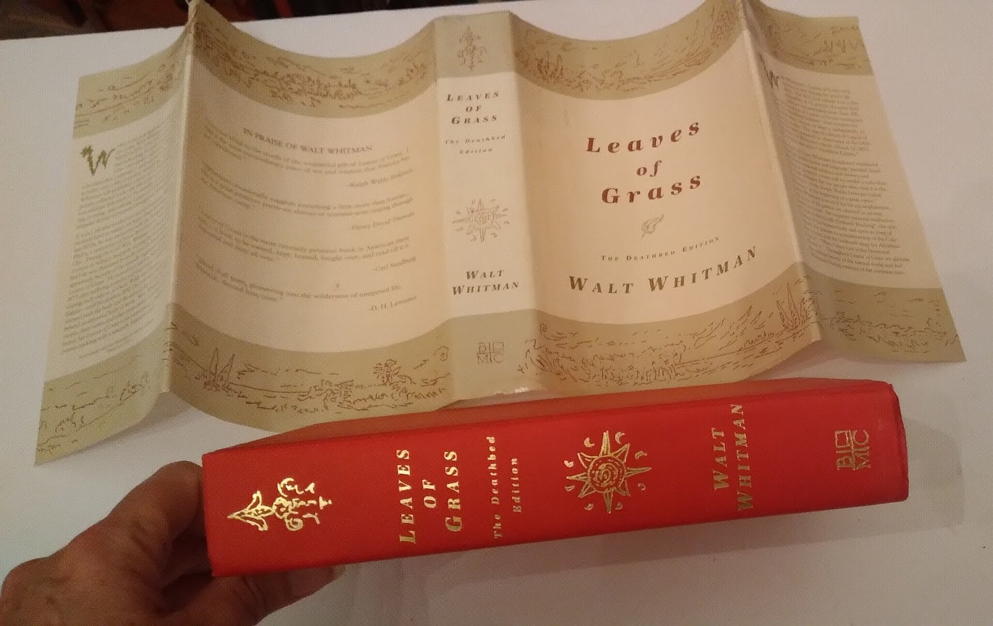Leaves of Grass. Deathbed Edition. Walt Whitman. Hardcover W/dust ...