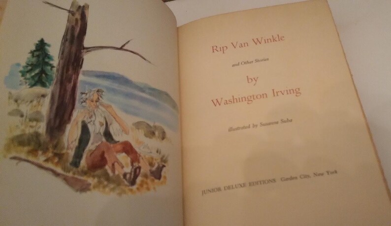 Rip Van Winkle and Other Stories by Washington Irving Junior Deluxe ...
